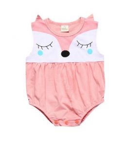 Chirpy Pink White Bodysuit - USA Clothing Manufacturers